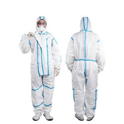 China Impervious Medical Protective Clothing Coveralls With High Breathable for sale