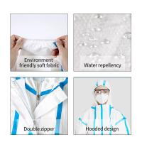 China Impervious Medical Protective Clothing Coveralls With High Breathable for sale
