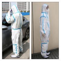 China Impervious Medical Protective Clothing Coveralls With High Breathable for sale