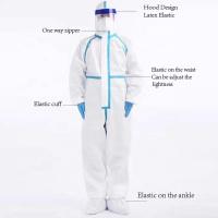 China Type5/6 Disposable Protective Coveralls Uniform Non Sterile Good Air Permeability for sale