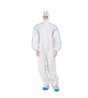 China Antibacterial Disposable Sterile Coveralls Medical Body Suit ISO Approved for sale