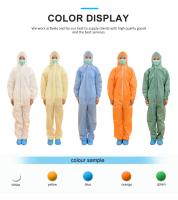 China Antibacterial Disposable Sterile Coveralls Medical Body Suit ISO Approved for sale