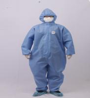 China Level 4 Sterile Disposable Cpe Isolation Gown Fluid Resistant for sale
