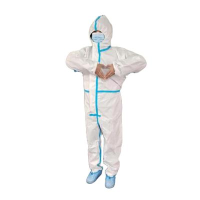 China S-3XL Disposable Surgical Gown , Disposable Coveralls With Hood And Boots for sale