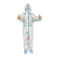China S-3XL Disposable Surgical Gown , Disposable Coveralls With Hood And Boots for sale