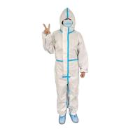 China S-3XL Disposable Surgical Gown , Disposable Coveralls With Hood And Boots for sale