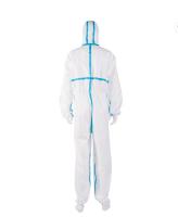 China Type 5/6 Disposable Medical Protective Clothing Disposable Coverall Suit GB15979-2002 for sale