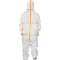 China Ppe Disposable Non Woven Isolation Gown Non Sterile With Long Sleeve for sale