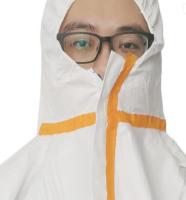 China Ppe Disposable Non Woven Isolation Gown Non Sterile With Long Sleeve for sale