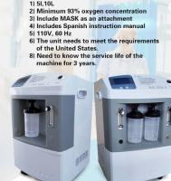 China Medical 5l 7l 10l Mini Mobile Oxygen Concentrator Purity 96% for sale