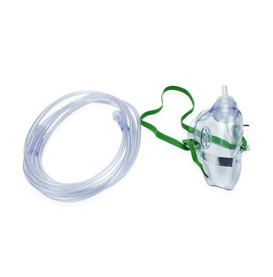 China DEHP Free Plastic Elongated Oxygen Mask Medical Grade PVC for sale