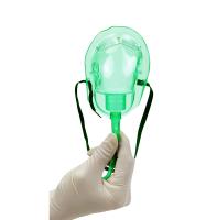 China DEHP Free Plastic Elongated Oxygen Mask Medical Grade PVC for sale