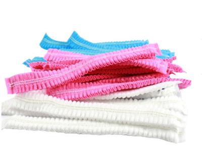 China Class I Disposable Non Woven Medical Bouffant Head Cap for sale