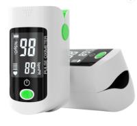China AAA Batteries Powered Fingertip Pulse Oximeter With TFT Display for sale