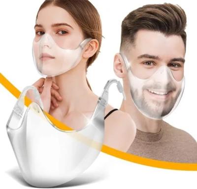 China Adults Face Visible Transparent PVC Protective Face Shield for sale