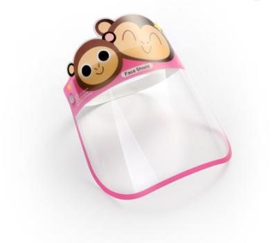 China Transparent Reusable PET Protective Face Shield For Children for sale