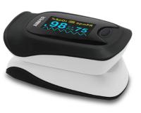 China OLED Digital Screen Fingertip Pulse Oximeter 2 AAA batteries powered for sale