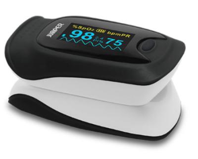 China OLED Digital Screen Fingertip Pulse Oximeter 2 AAA batteries powered for sale