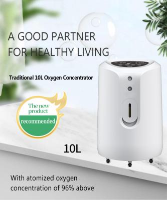 China New 96% Purity 10 Ltr Concentradores De Oxigeno Dual Flow Oxygen-concentrator 5l 8l10l Medical Oxygen Concentrator for sale