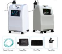 China Medical Dual Flow 10 Liter Portable Oxygen Concentrator With Voice Function for sale