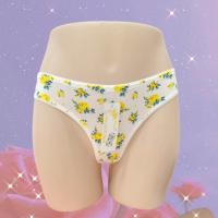 China Women Printing Flower Lace Panties Cotton Wholesale 12pcs/pack Mix Colors One Dozen Women Panties for sale