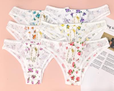 China New Arrival Women Panties High Quality Cotton Wholesale 12pcs/pack Mix Colors One Dozen Women Panties Small Size Panties for sale