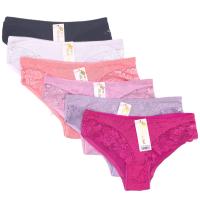 China Jacquard Underwear Lady Best Selling Six Colors Lace Panties 2024 Hot Sell Lingerie for Girls for sale