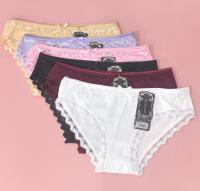 China Women Panties Multi-Colors Wholesale Package Ready to Ship Mixed Colors Beautiful Spring 2025 Panties Lingerie for Women for sale
