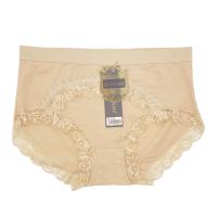 China Women's Lace Underwear Briefs Low-Rise Solid Color Lace Decorated Women Underwear for sale