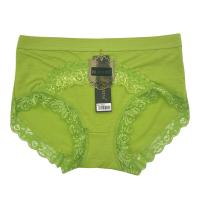 China Women's Lace Underwear Briefs Low-Rise Solid Color Lace Decorated Women Underwear for sale