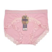 China Women's Lace Underwear Briefs Low-Rise Solid Color Lace Decorated Women Underwear for sale