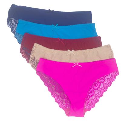 China Women Seamless Briefs 12PCS/Dozen Wholesale Promotion Undergarments M-XL Mixed Colors Wholesale Women Panties for sale