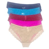China Women Seamless Briefs 12PCS/Dozen Wholesale Promotion Undergarments M-XL Mixed Colors Wholesale Women Panties for sale