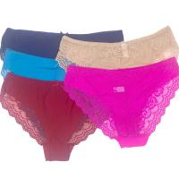 China Women Seamless Briefs 12PCS/Dozen Wholesale Promotion Undergarments M-XL Mixed Colors Wholesale Women Panties for sale