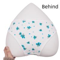 China Wholesale Printing Flowers New Come Love Buckle Decoration High Quality Cotton Brief for Women for sale
