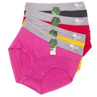 China Women Promotion Colorful Briefs Wholesale HighWaisted Mixed Colors One Size in Large Briefs Hip-wrapped 3XL Underwear for Women for sale