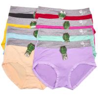 China Women Promotion Colorful Briefs Wholesale HighWaisted Mixed Colors One Size in Large Briefs Hip-wrapped 3XL Underwear for Women for sale