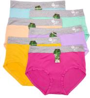 China Women Promotion Colorful Briefs Wholesale HighWaisted Mixed Colors One Size in Large Briefs Hip-wrapped 3XL Underwear for Women for sale