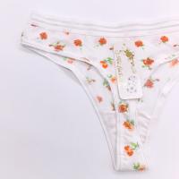 China New Arrival Panties Thongs Cotton Kailaisiniao New Printed Flowers 12pcs/dozen Mix Colors Printed Thongs for Women for sale