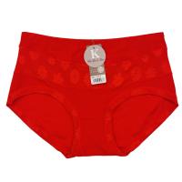 China New Design Women's Underwear Breathable Brief Panties with Flower Lady Panties for sale