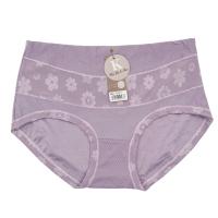 China New Design Women's Underwear Breathable Brief Panties with Flower Lady Panties for sale