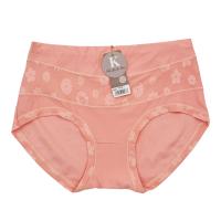 China New Design Women's Underwear Breathable Brief Panties with Flower Lady Panties for sale