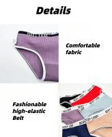 China Wholesale Women High Quality 95% Cotton Fashionable Belt M-xl Women Brief Quality Slips Cotton Femme Lady Panty Briefs for sale