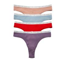 China Factory Direct Sell Thongs for Lady Fashionable Multi-Colors New Design High Quality Panty Thongs Wholesale for Girls for sale