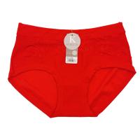 China High Quality Women's Panties Breathable Cotton Underwear Sexy Adults Plus Size Knitted Jacquard Panty for sale