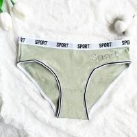 China Sporty Culottes En Coton Wholesale Slips Womens Panty 100 Cotton High Quality Sporty Style New Panties Women Sporty Underwear for sale
