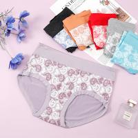 China Wholesale High Quality Soft Comfy Women Brief Boxers Fashionable Jacquard Panties 2024 New Design Underpants for Lady for sale
