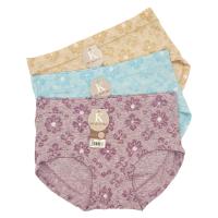 China Wholesale Ladies Soft Comfy Low Rise Underwears Jacquard Design Women Panties Lingeries for sale