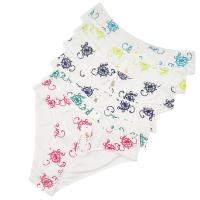 China Women's Printed Flowers Cotton Underwear High Quality Spandex Lingerie Hipster Briefs  Low-Rise Women Panties Underwear for sale