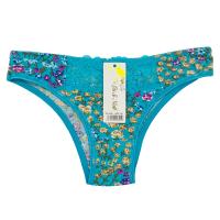 China High Quality Ladies Undergarments Underwear Printing Flower Lace Cotton Women's Panties Wholesale Custom OEM ODM Hipster Briefs for sale